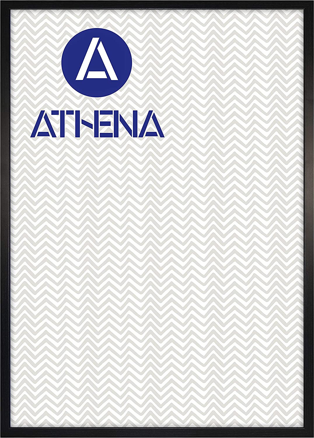 Athena Black Woodgrain Thin Premium Wood Picture Frame | Vivarti